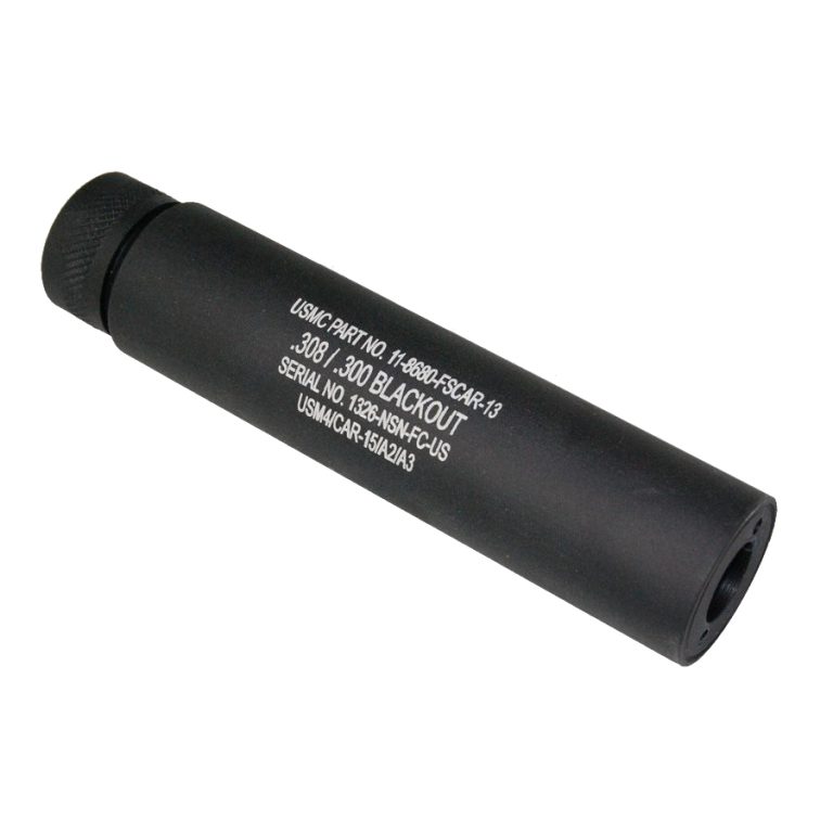 AR-15 Fake Suppressor for 308 Cal with Laser Engraving and Anodized Finish