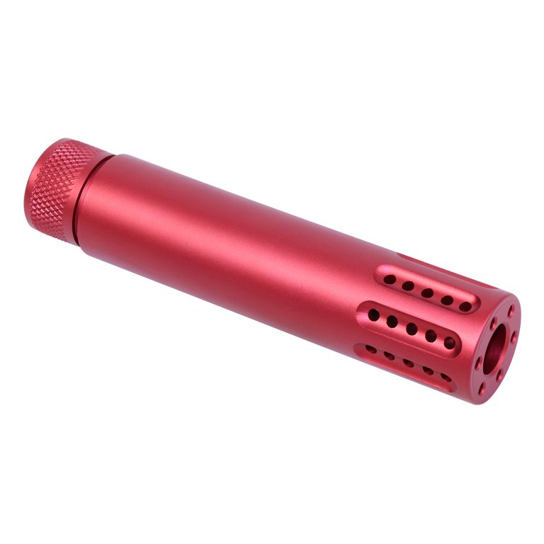 AR-15 Stubby Slim Compact Flash Can (Anodized Red) » Guntec USA