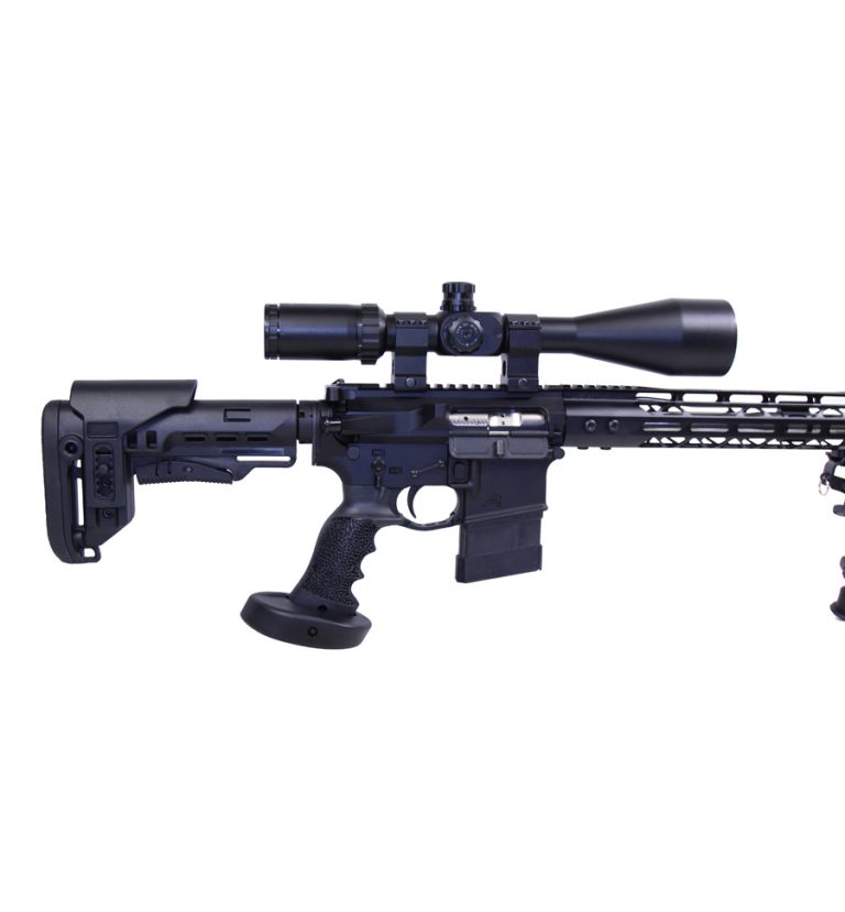 AR-15 M.C.S Stock with Adjustable Cheek Riser Multi Caliber Collapsible ...