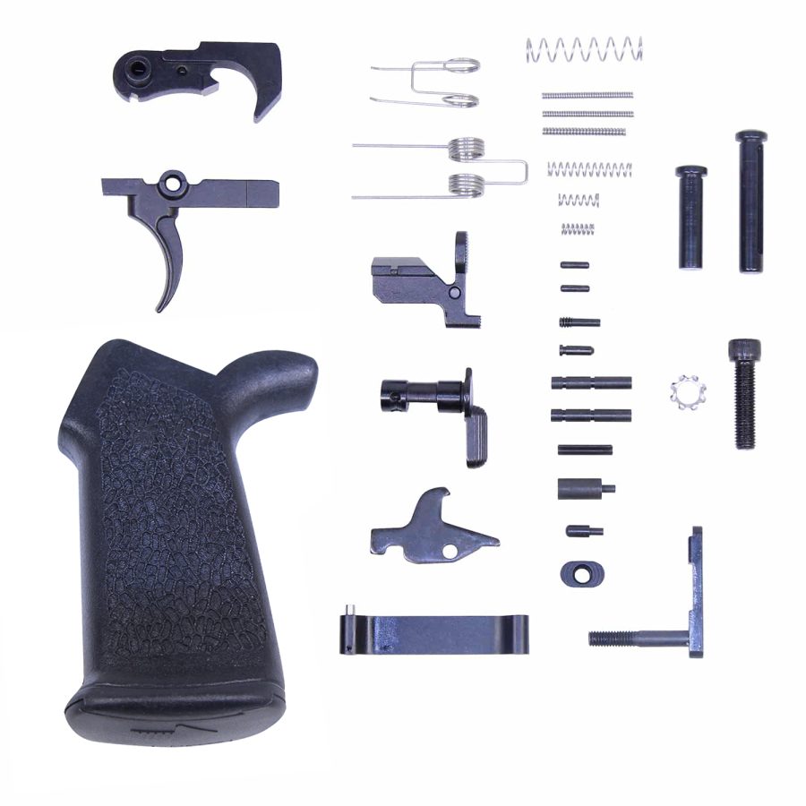 AR .308 Complete Lower Parts Kit With Ergonomic Pistol Grip » Guntec USA