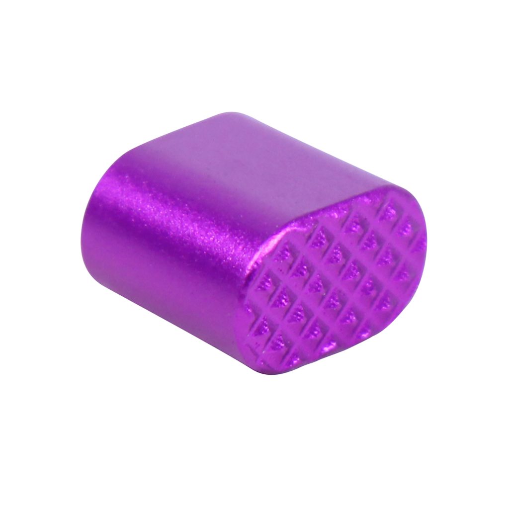 AR-15 Extended Mag Button Anodized Purple T6 Aluminum USA Made