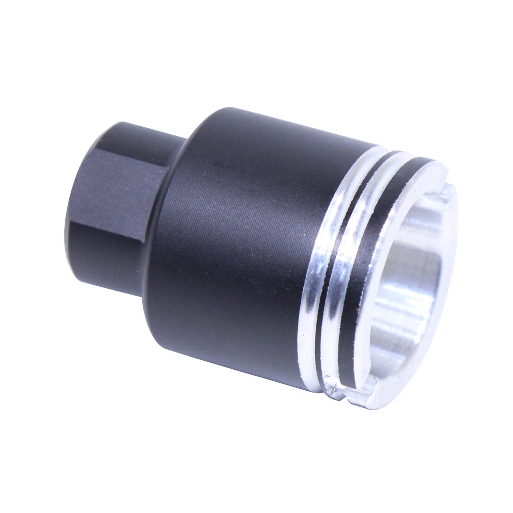 AR-15 Stubby Slim Compact Flash Can Machined Finish for Pistol