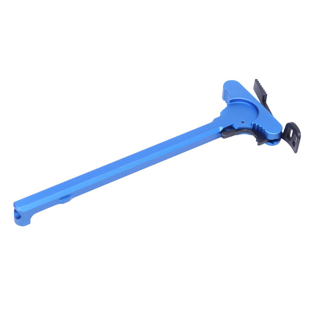 AR-15 Charging Handle With Ambidextrous Latch (Anodized Blue) » Guntec USA