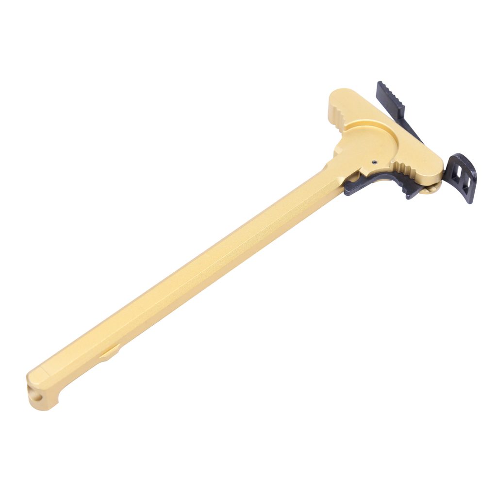 Gold Anodized Ambidextrous AR-15 Charging Handle for Mil-Spec Rifles