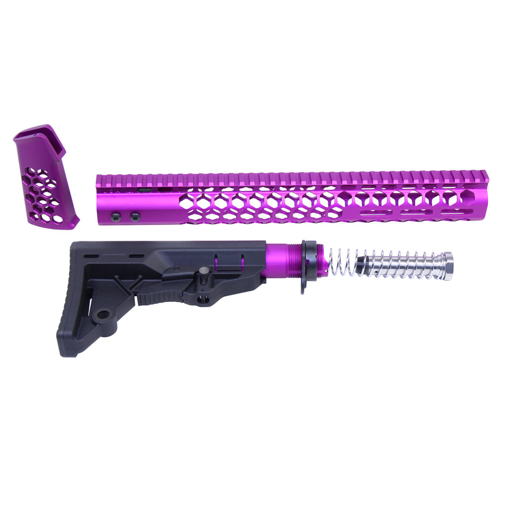 AR-15 Slip Over Socom Style Fake Suppressor (Anodized Purple) » Guntec USA