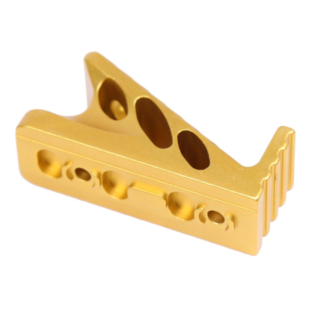 M-LOK Micro Angle Grip Anodized Gold Lightweight US Made