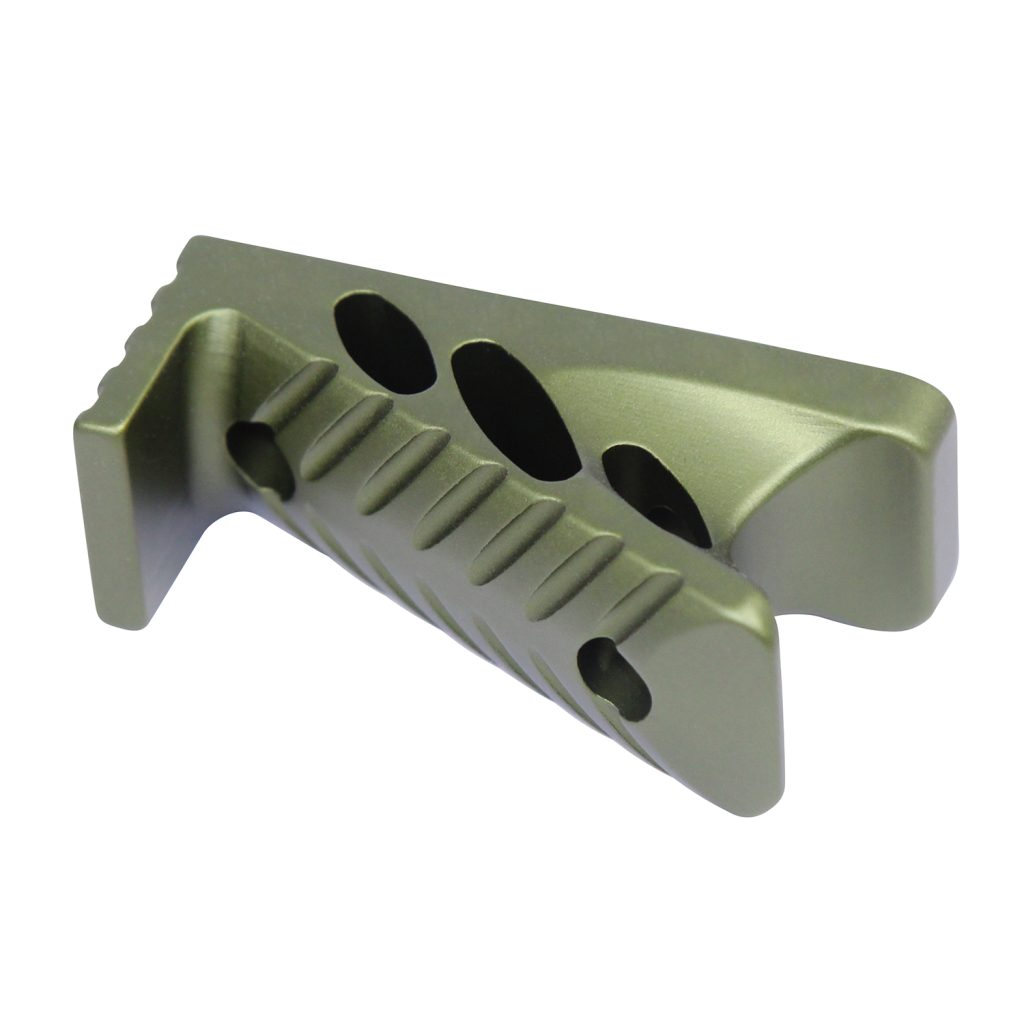 M-LOK Micro Angle Grip Anodized Green US Made Lightweight
