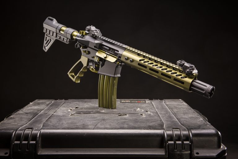 AR-15 Anodized Green Charging Handle with Mil-Spec T6 Aluminum