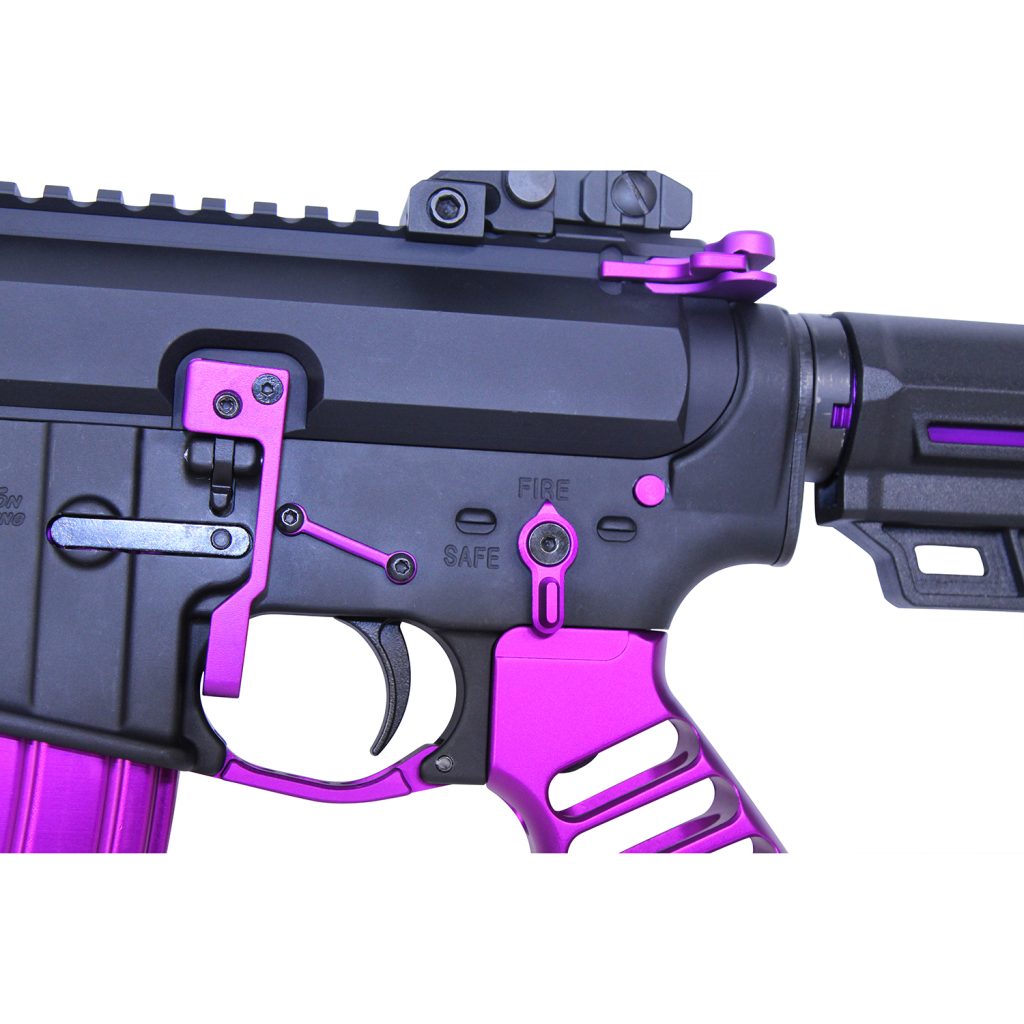 AR-15 Extended Bolt Catch Release (Anodized Purple) » Guntec USA