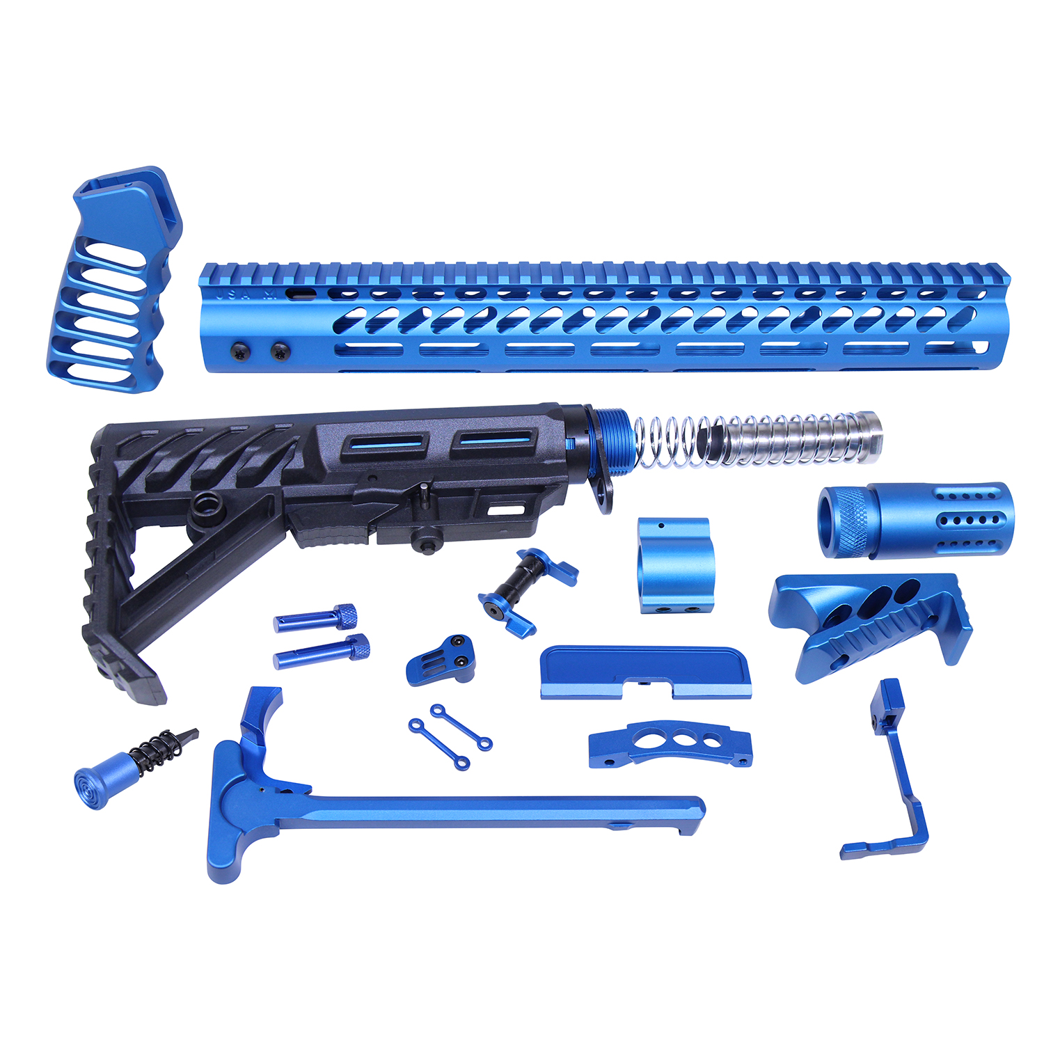 AR-15 Ultimate Rifle Kit (Anodized Blue) » Guntec USA