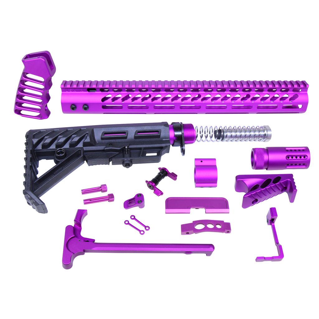 AR-15 Ultimate Rifle Kit (Anodized Purple) » Guntec USA