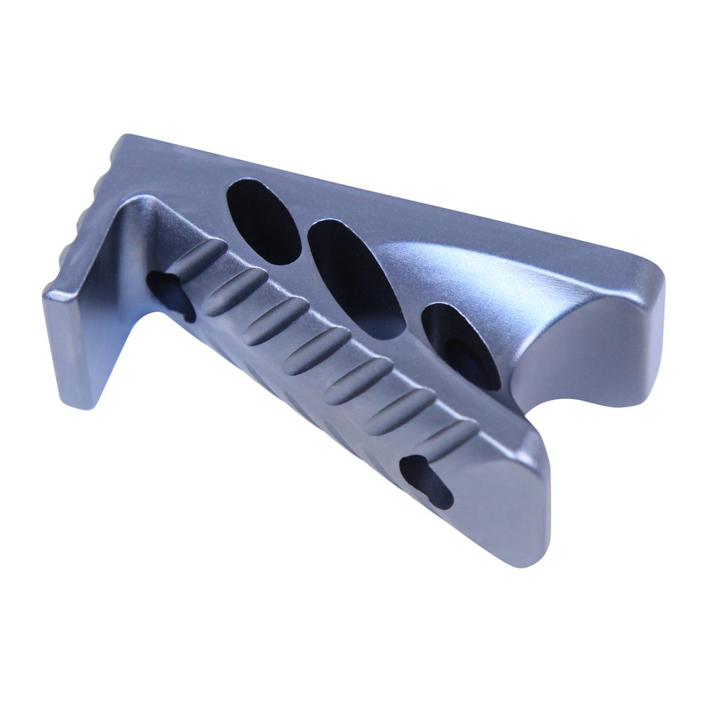 M-LOK Micro Angle Grip Anodized Grey Made in USA Lightweight
