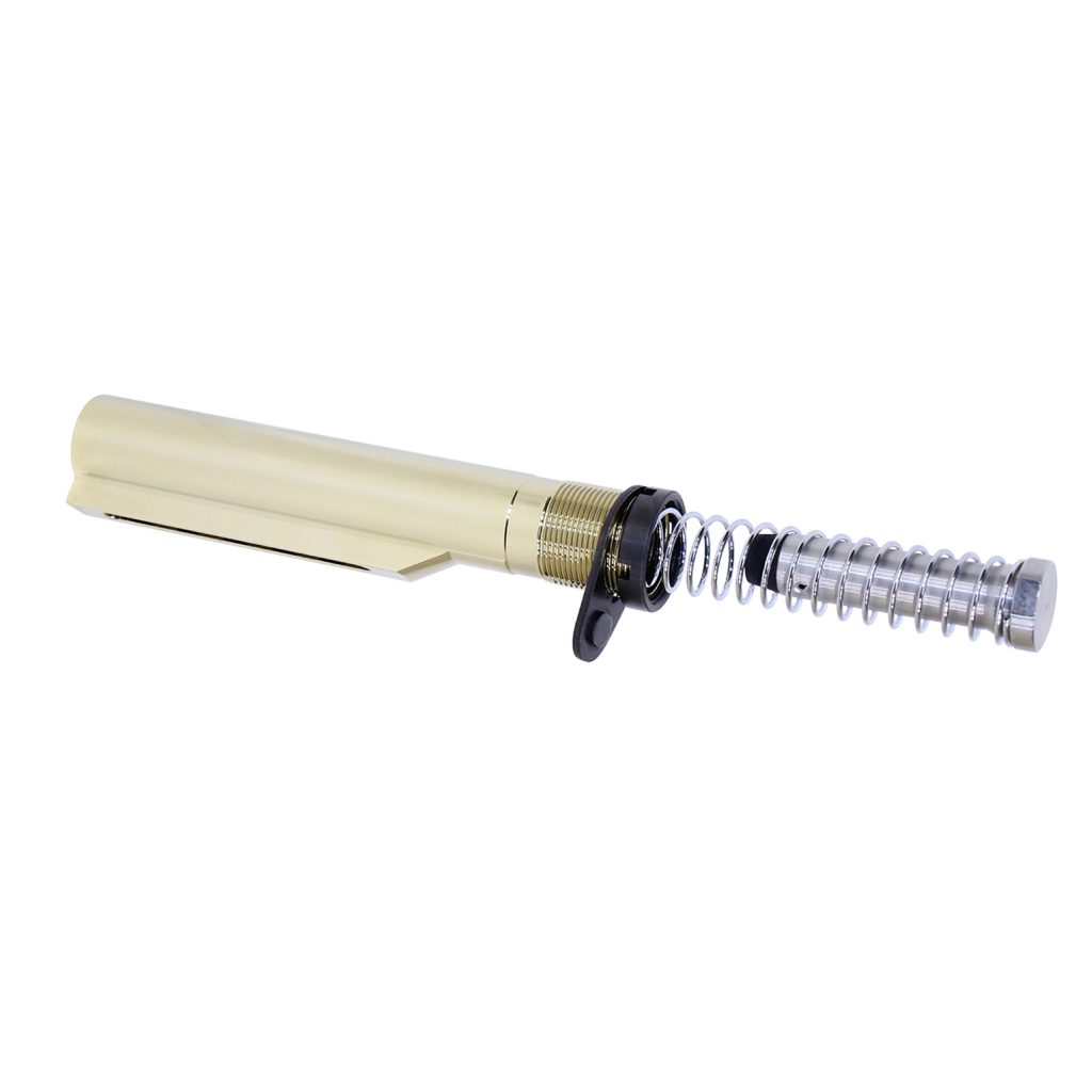AR-15 Mil-Spec Buffer Tube Set (Gold Plated) » Guntec USA