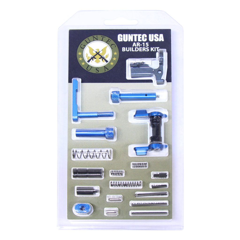 AR-15 Builders Kit With Ambi Safety (Anodized Blue) » Guntec USA