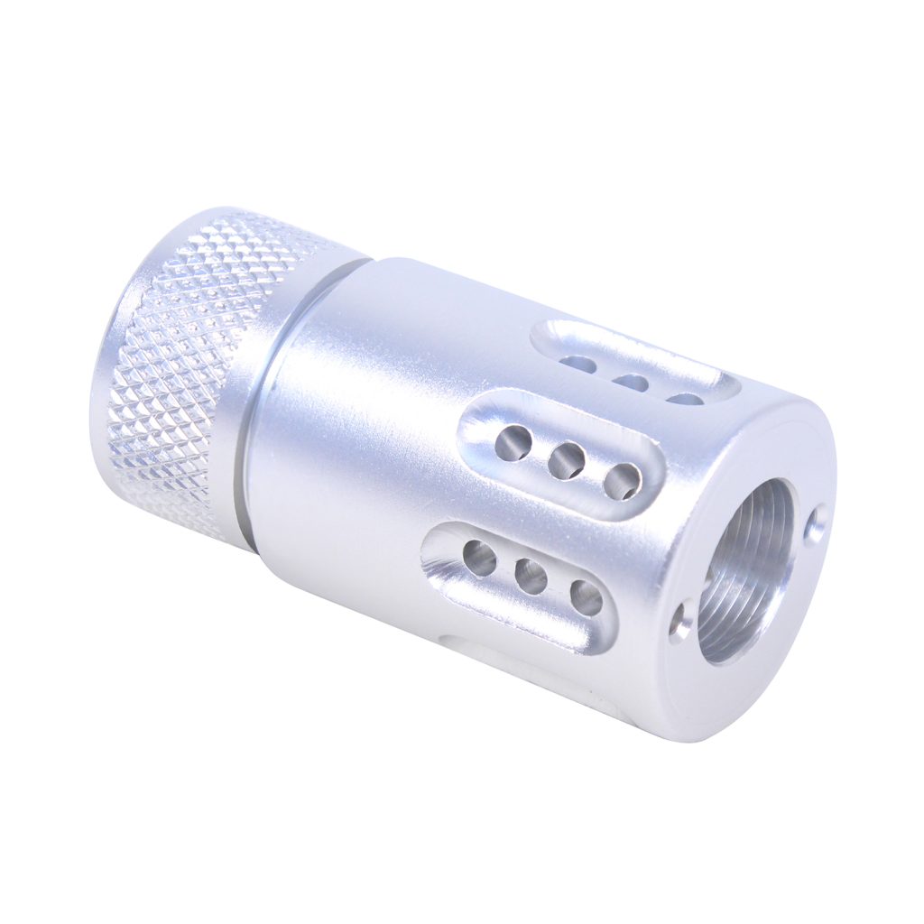 AR .308 Cal Mini Slip Over Barrel Shroud With Multi Port Muzzle Brake ...