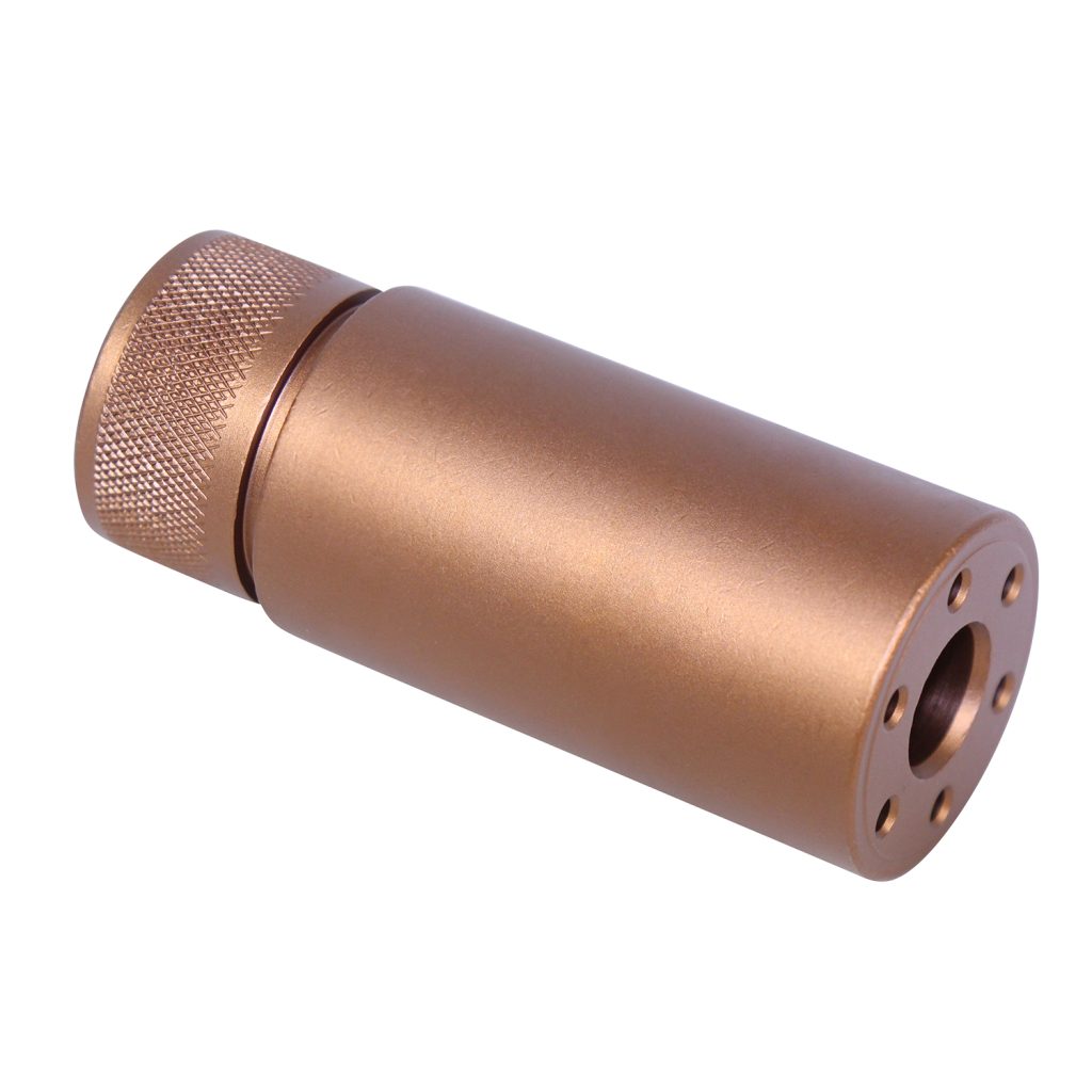 AR-15 3.0'' Fake Suppressor (Anodized Bronze) » Guntec USA