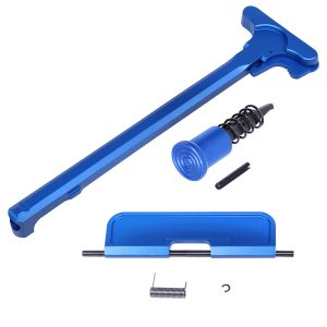 Blue Anodized AR-15 Upper Receiver Assembly Kit with US Made Components