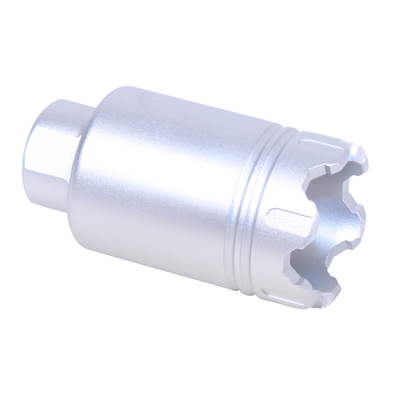 AR-15 Micro 'Trident' Flash Can With Glass Breaker (Anodized Clear ...