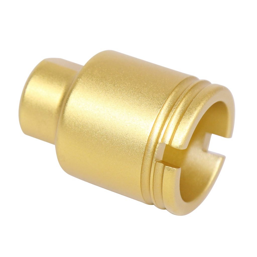 AR-15 Stubby Slim Compact Flash Can (Anodized Gold) » Guntec USA