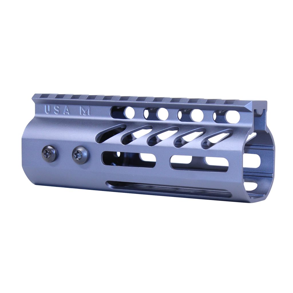 5" Ultra Lightweight Thin M-LOK Free Floating Handguard With Monolithic ...