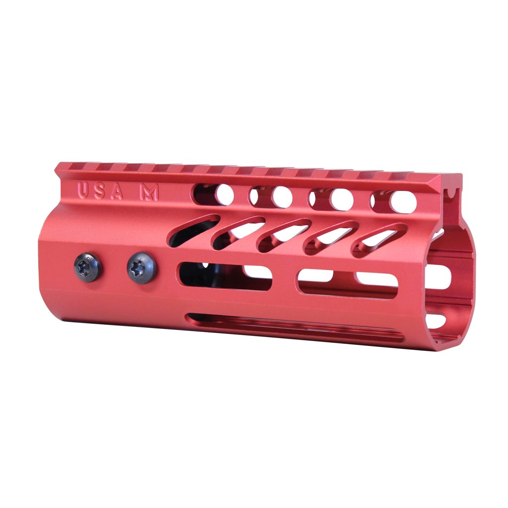 5" Ultra Lightweight Thin M-LOK Free Floating Handguard With Monolithic ...