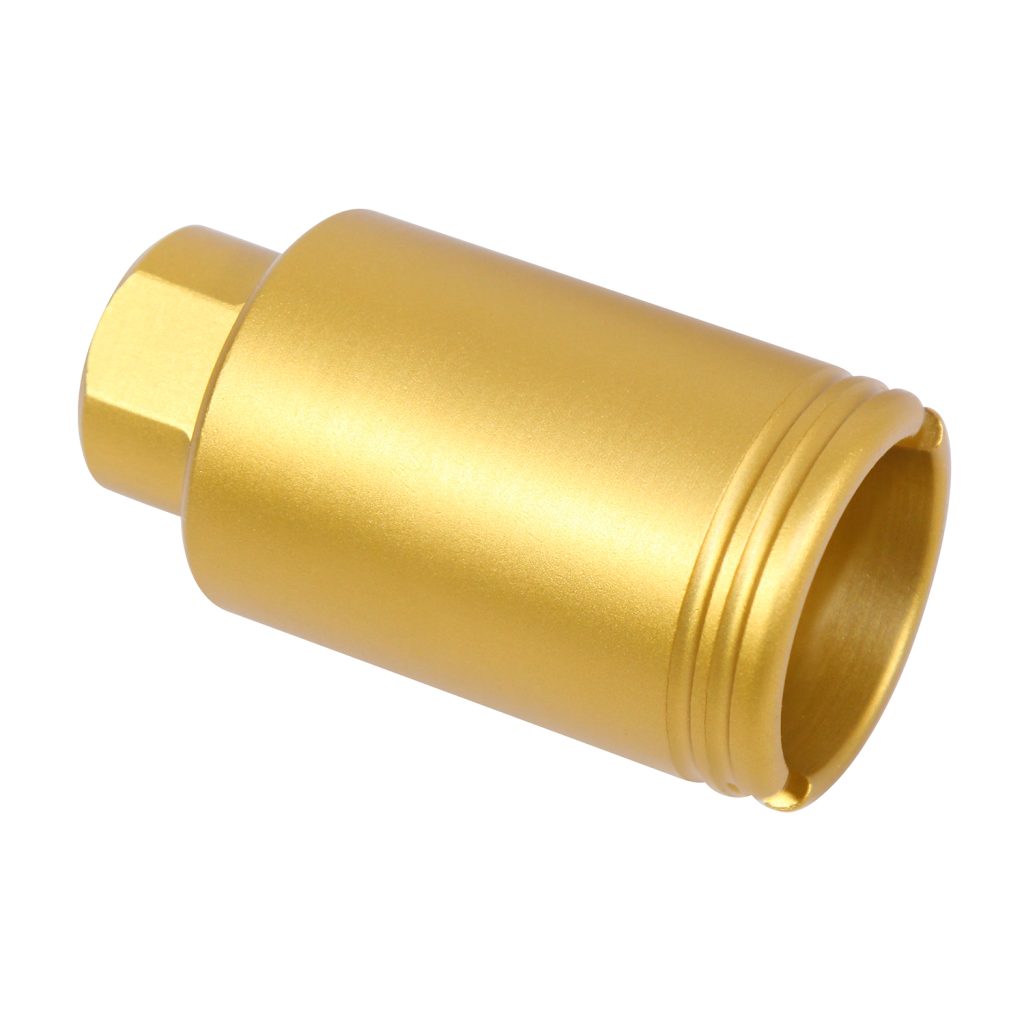 AR-15 Micro Slim Flash Can (Anodized Gold) » Guntec USA