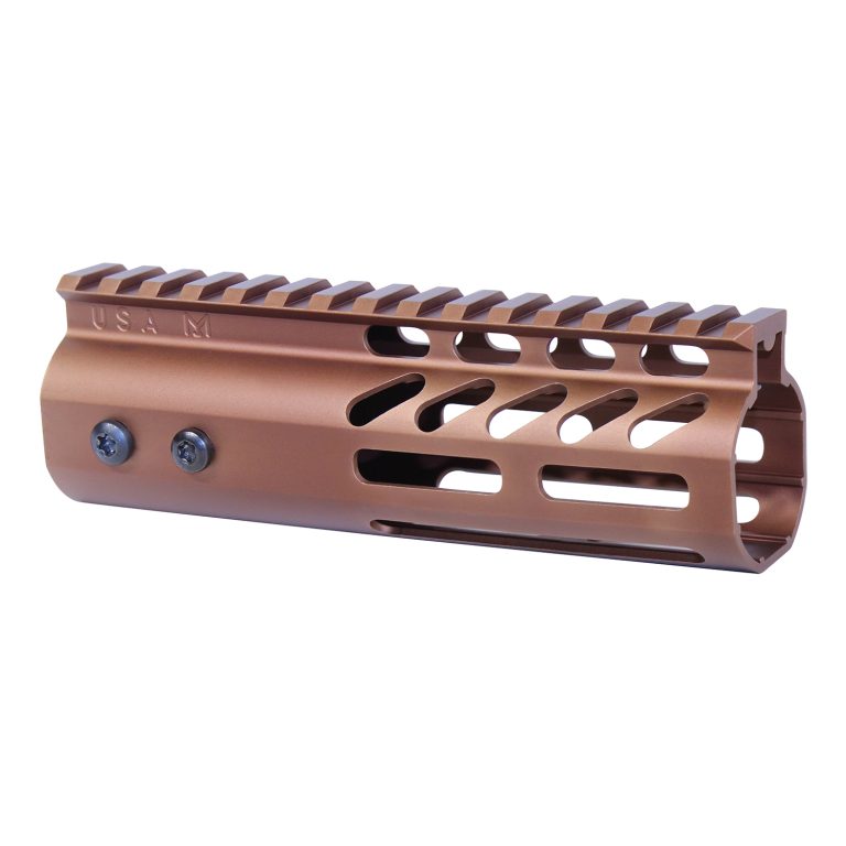 6" Ultra Lightweight Thin M-LOK Free Floating Handguard With Monolithic ...