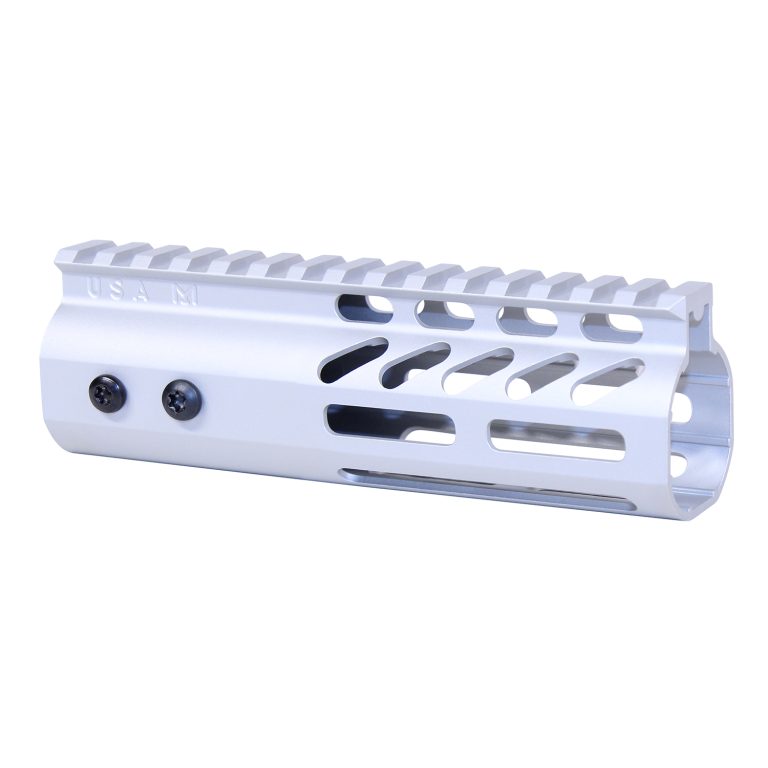 6" Ultra Lightweight Thin M-LOK Free Floating Handguard With Monolithic ...