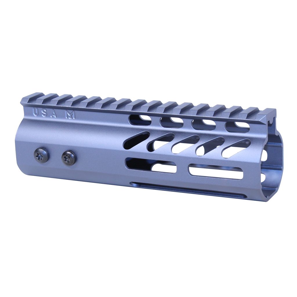 6" Ultra Lightweight Thin M-LOK Free Floating Handguard With Monolithic ...