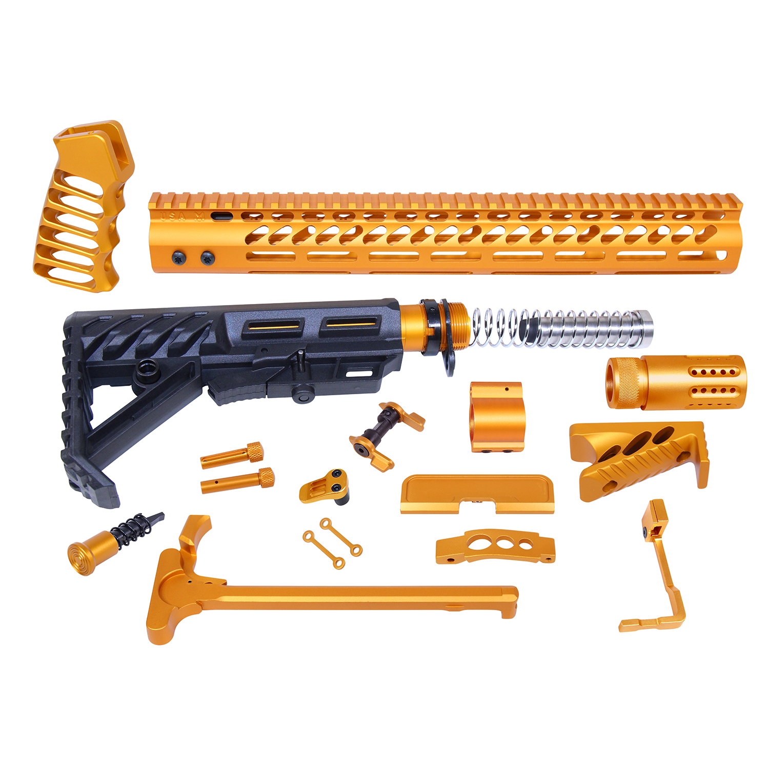 AR-15 Ultimate Rifle Kit (Anodized Orange) » Guntec USA