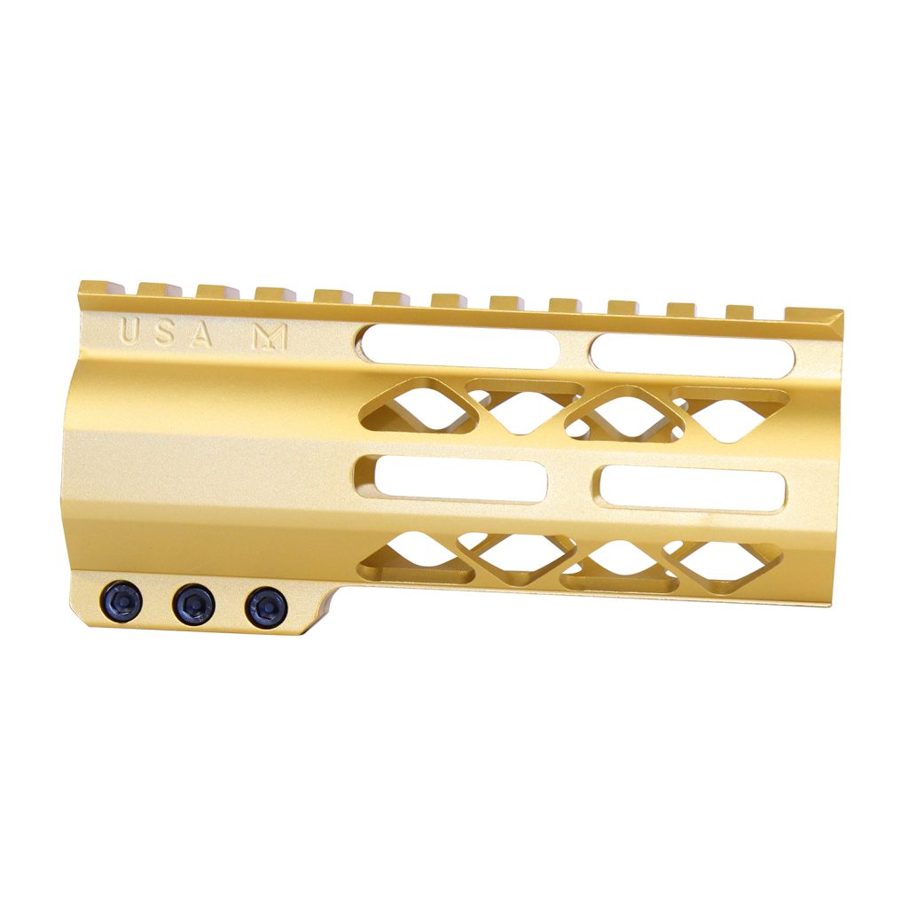 5" AIR-LOK Series M-LOK Compression Free Floating Handguard With ...
