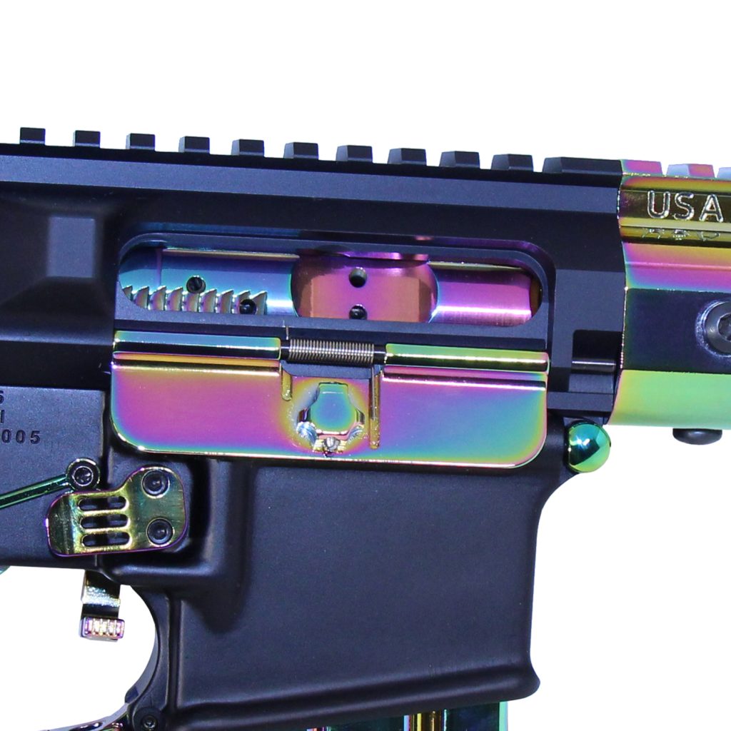 AR-15 Bolt Carrier Group Mil-Spec BCG (Gloss Rainbow PVD Coated ...