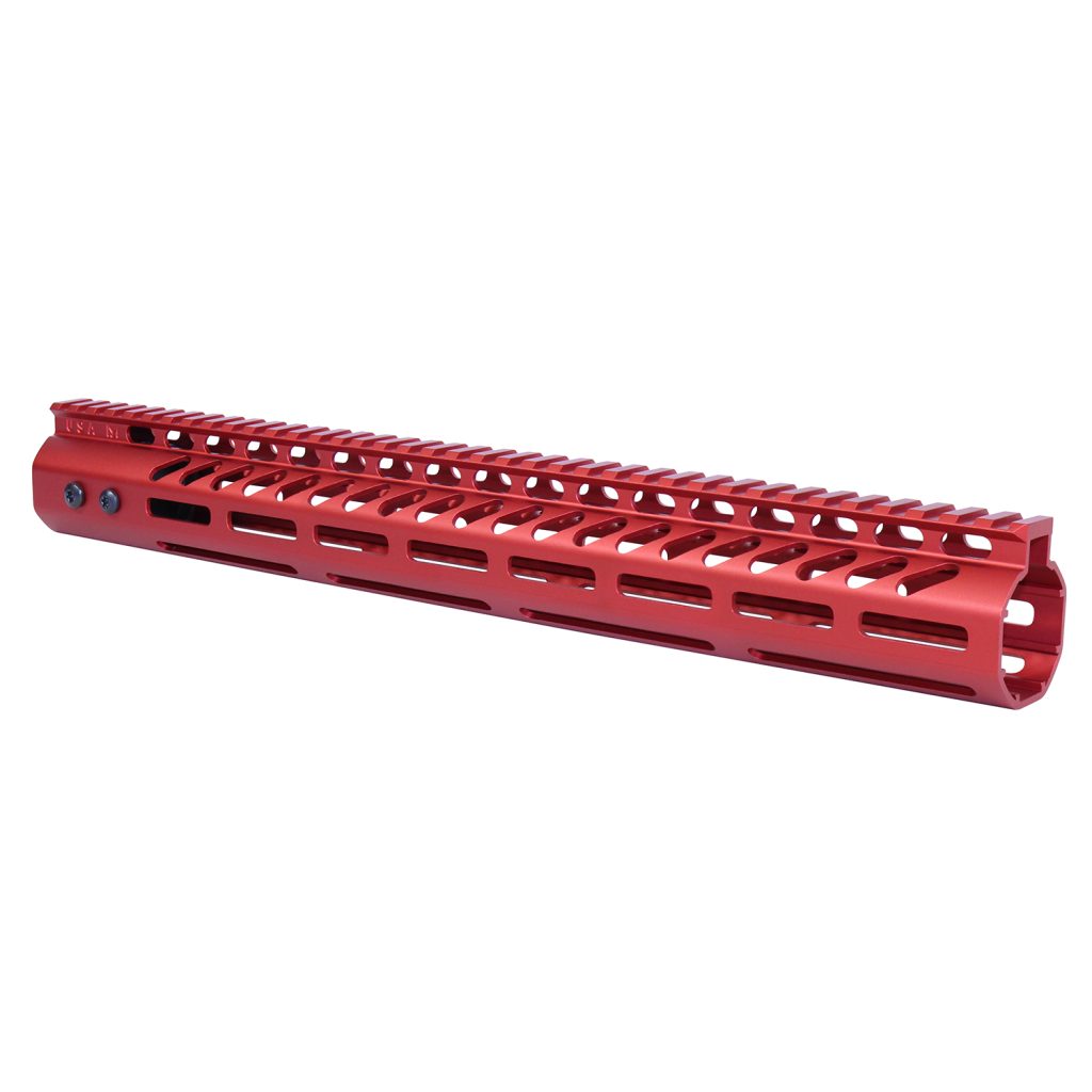 15" Ultra Lightweight Thin M-LOK System Free Floating Handguard With ...