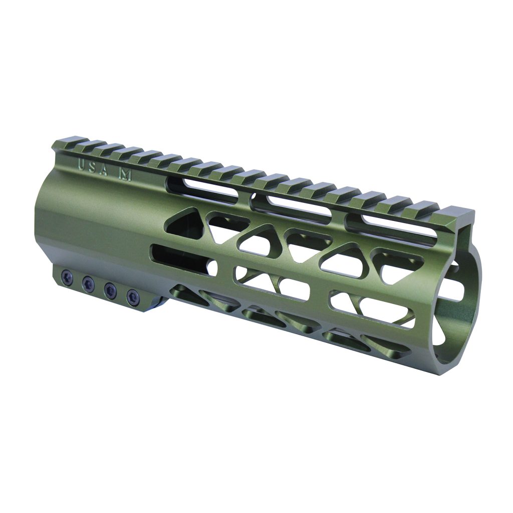 7" AIR-LOK Series M-LOK Compression Free Floating Handguard With ...