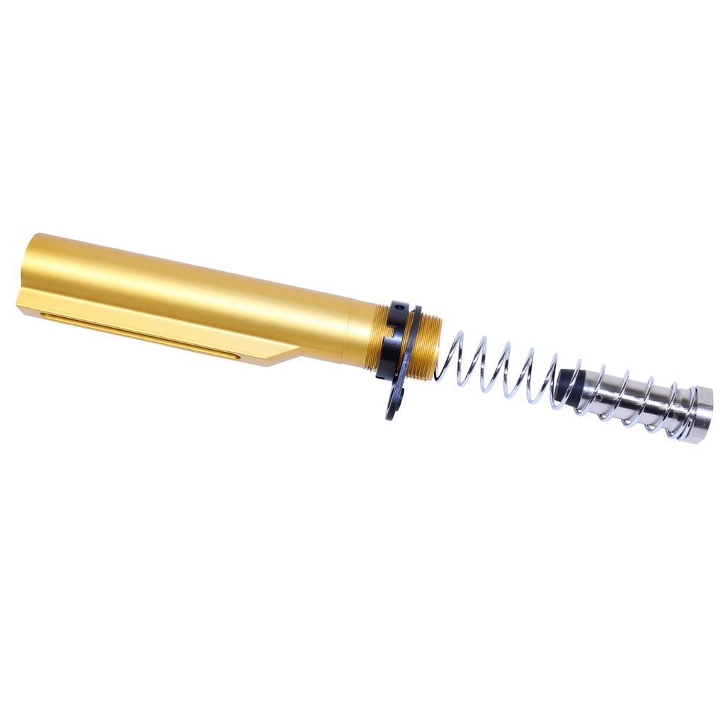 AR-10 Mil-Spec Buffer Tube Set (.308 Cal) (Anodized Gold) » Guntec USA