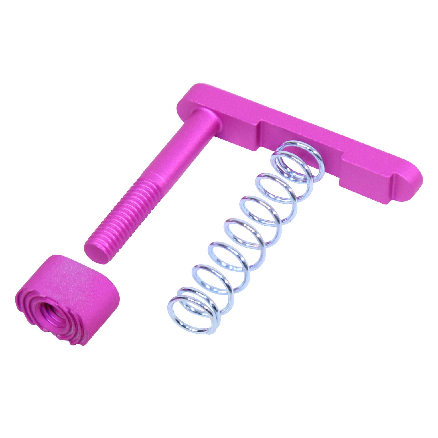 AR-15 Mag Catch Assembly With Extended Mag Button (Anodized Pink ...