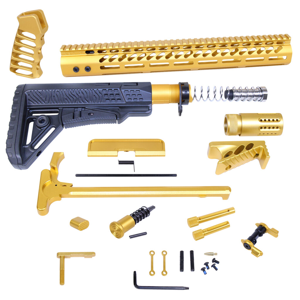 AR .308 Ultimate Rifle Kit (Anodized Gold) » Guntec USA