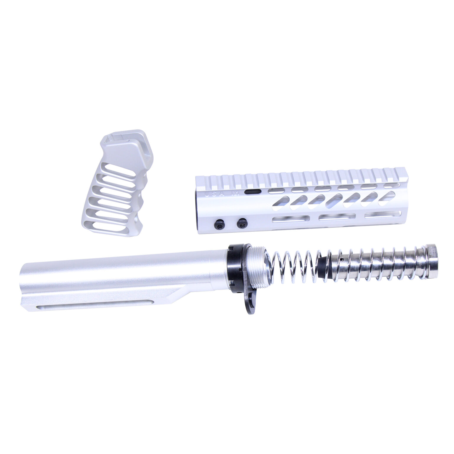 AR-15 7" Pistol Pistol Brace Build Kit With Milspec Buffer Tube ...